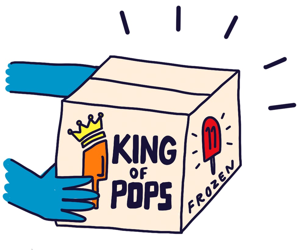 Book a King of Pops Cart for a Catering or Retail Event